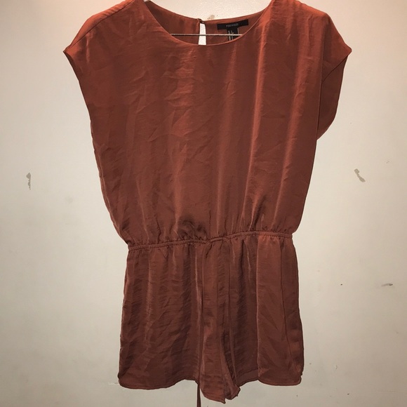 Forever 21 | Other | This Rust Color One Piece Short Seta2 | Poshmark